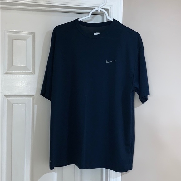 Nike | Shirts | Nikefit Navy Blue Tee | Poshmark